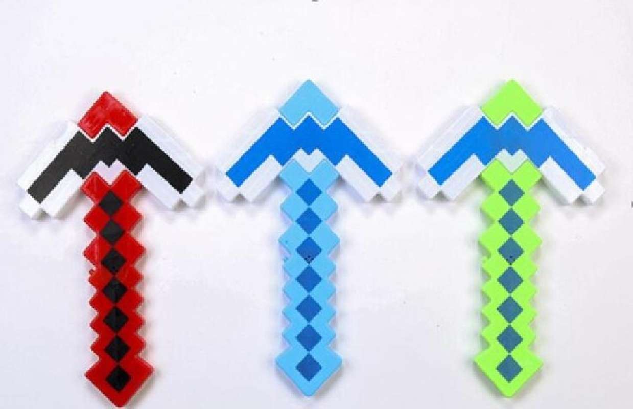 Jual Mainan Pedang Minecraft Nyala Dan Suara Toy Sword Led Diamond Di ...