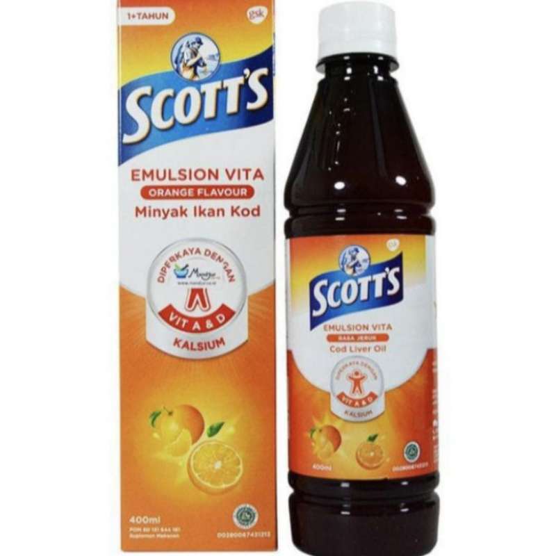 Scott Emulsion Cod Liver Oil Lengkap Harga Terbaru Mei 2024 | Blibli