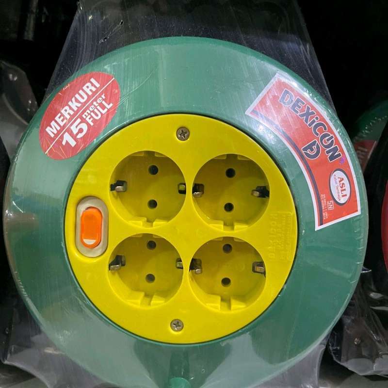 Promo box Kabel Merkuri 15 M/Box Roll/Colokan Rollan/kabel rollan ...