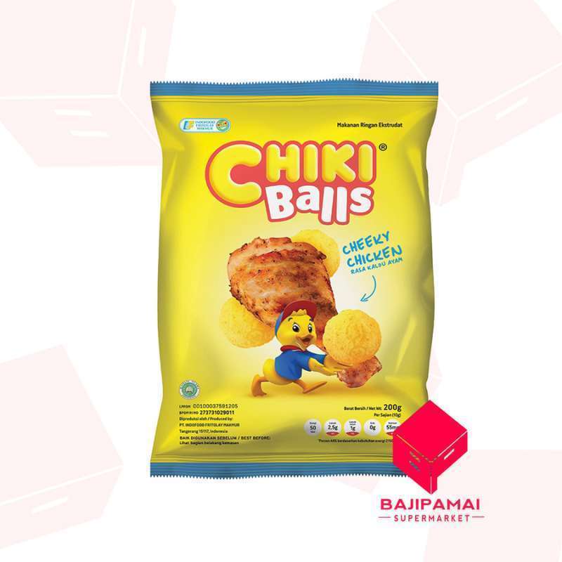 Jual Chiki Balls 10 gr isi 10 pcs (bungkus) rasa keju di Seller thio ...