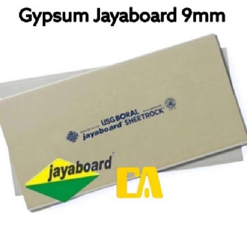 Jual GIPSUM/GYPSUM JAYABOARD 9MM (1,2 X 2,4mm) di Seller cahaya abadi ...