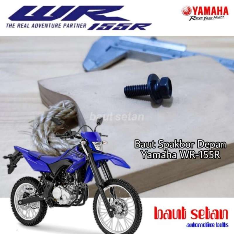 Jual Baut Spakbor Depan Yamaha WR155 Hitam di Seller Devil Bolts ...