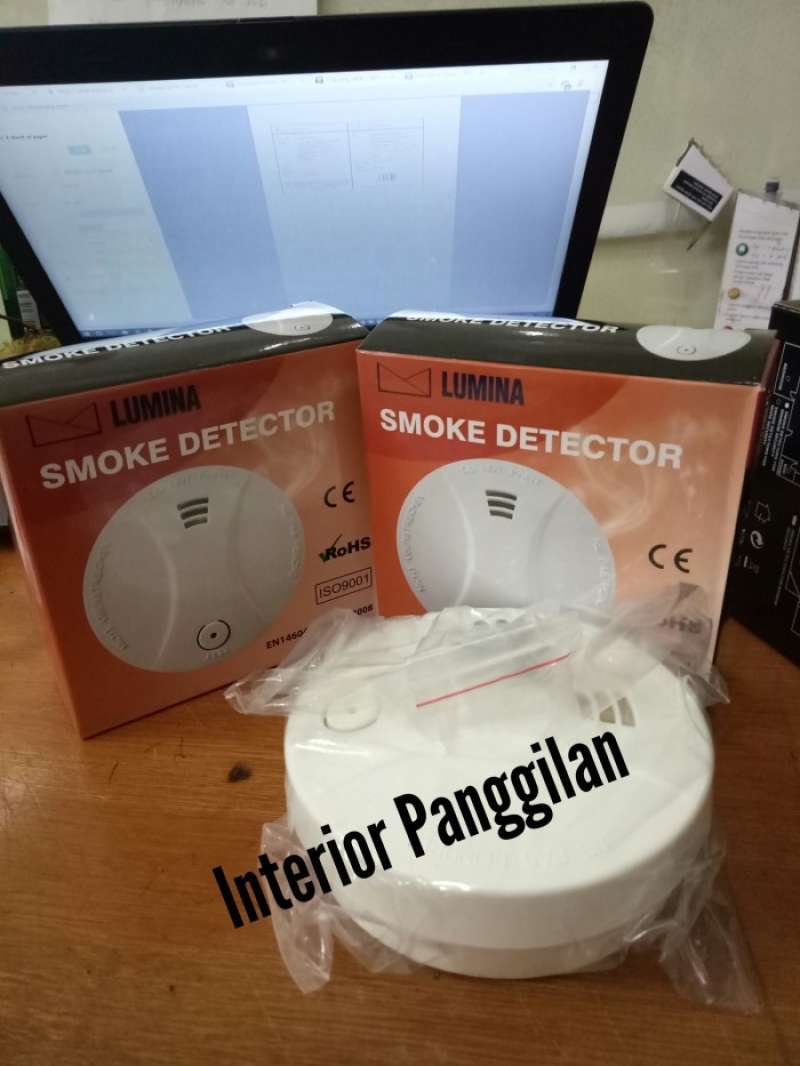 Jual Smoke Detector Tanpa Kabel Lumina Fire Alarm di Seller Faliha Shop ...
