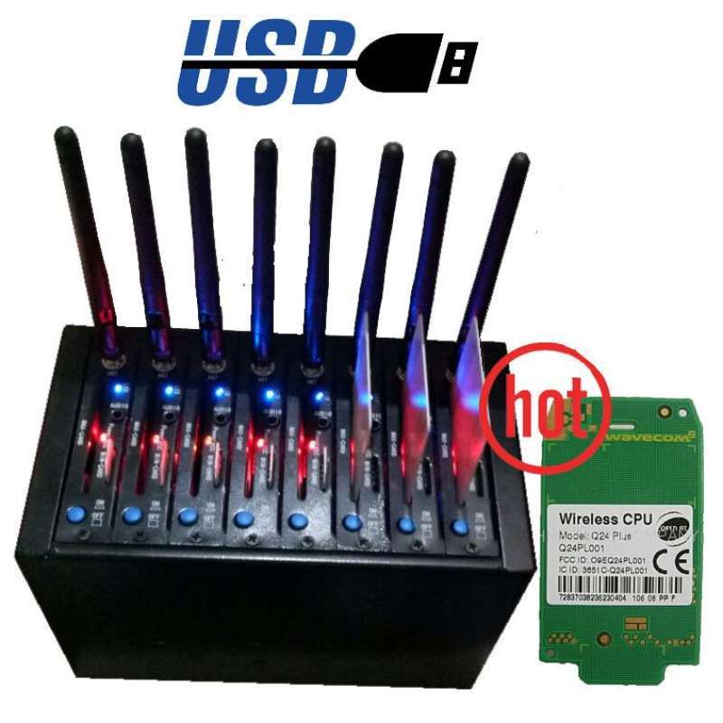 Jual Modem Pool 8 Port Q24plus quad band di Seller Sempurna ...