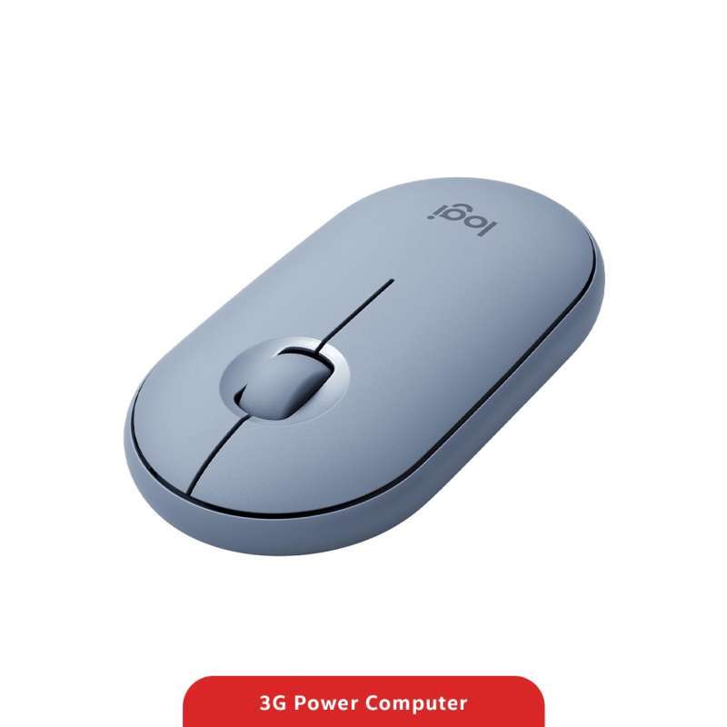 Promo Logitech M350 Pebble Bluetooth Wireless Mouse - Blue Diskon 41% ...