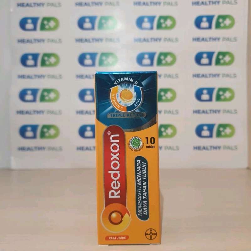 Promo REDOXON TRIPLE ACTION ISI 10 TABLET VITAMIN C VITAMIN D ZINC RASA ...