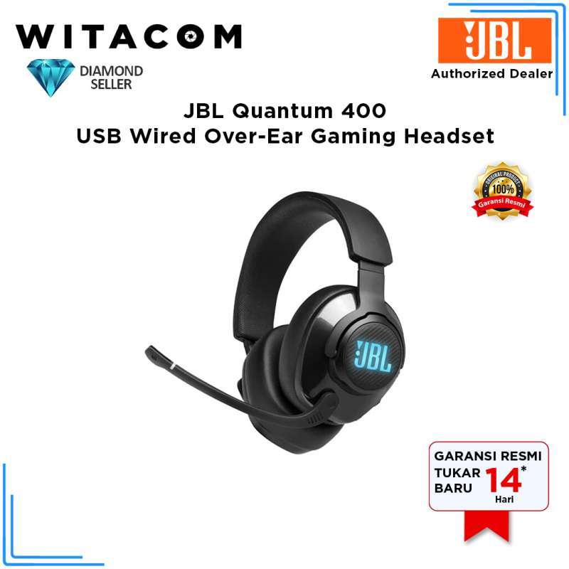 Jual WITACOM - JBL Quantum 400 USB Wired Over-Ear Gaming Headset ...