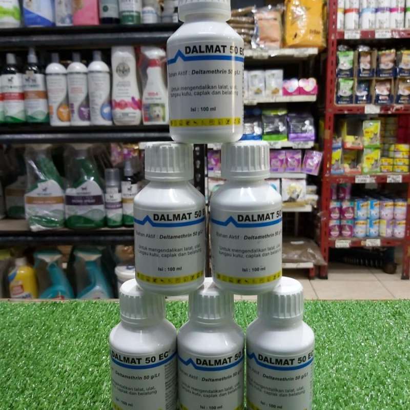 Jual Dalmat 50 EC 100ml Obat Pengendalian Kutu tungau/Caplak/Ulat/Lalat ...