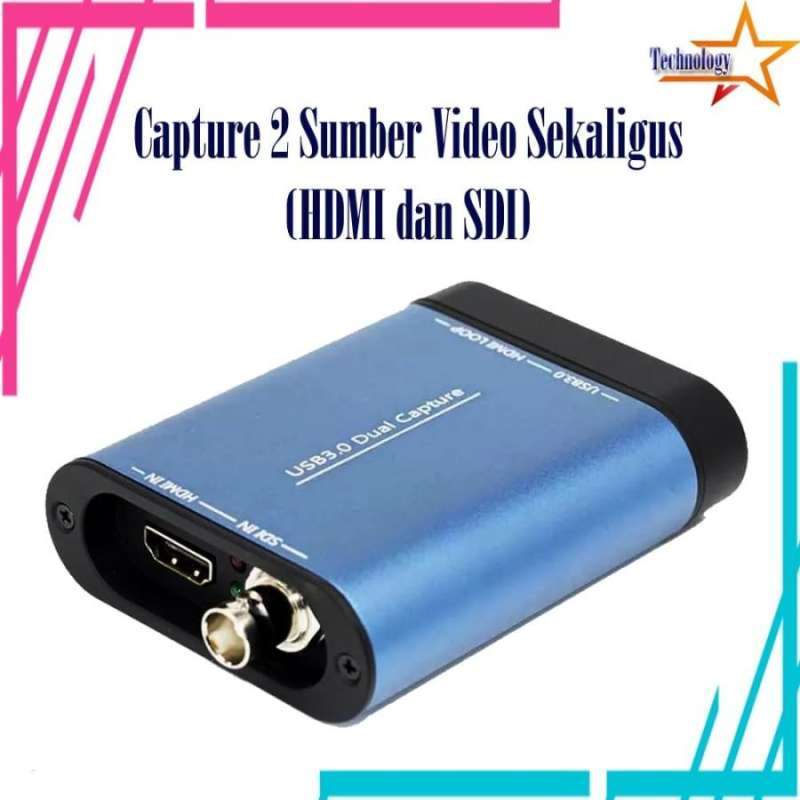 Jual Usb 3.0 Dual Video Capture & Streaming (sdi+hdmi Input) - Vmix Dan ...
