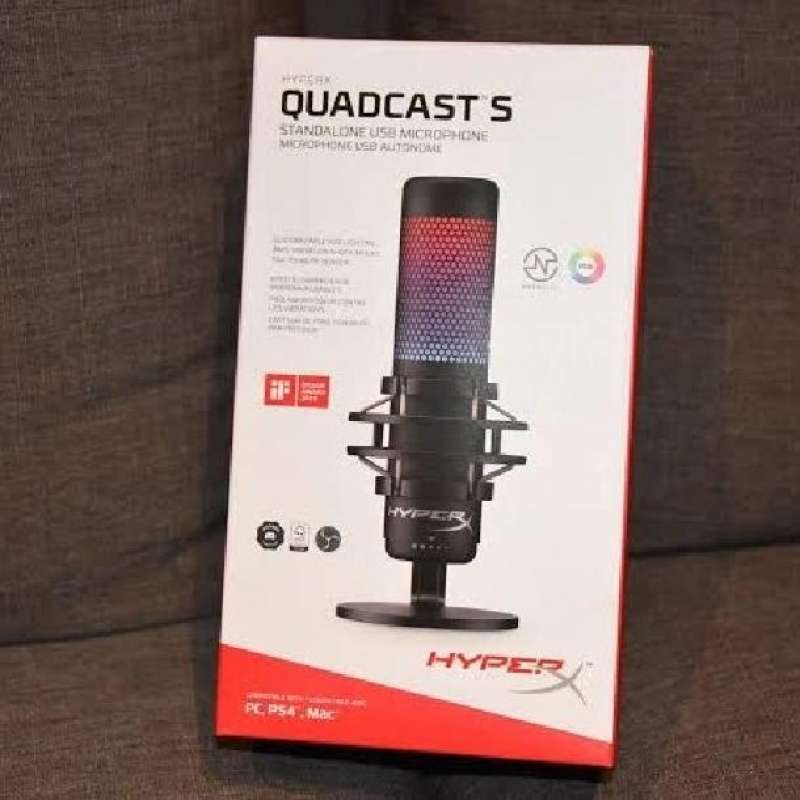 Jual Hyperx Quadcast S Rgb Mic Usb Condenser Gaming Microphone Resmi Di ...