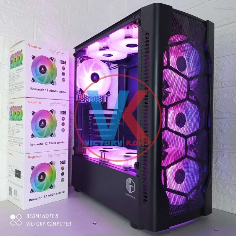 Jual Cube Gaming Byron Black Atx Gaming Case Di Seller Victory Komputer - Kalicari, Kota ...