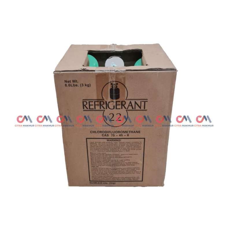 Jual Freon R22 Refrigrant Original Ac Pendingin Obat Tabung Besar Can 3 ...