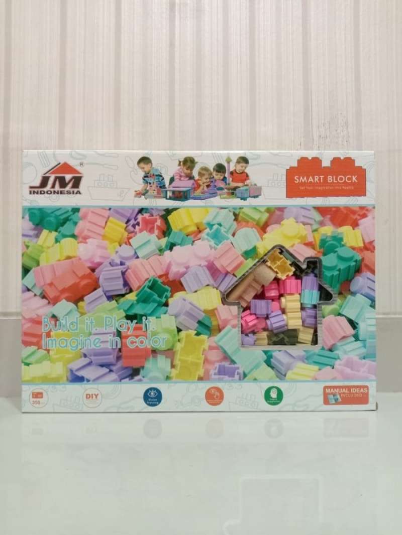 Jual Mainan Edukasi Smart Block Building Isi 350 Pcs Di Seller Blue ...