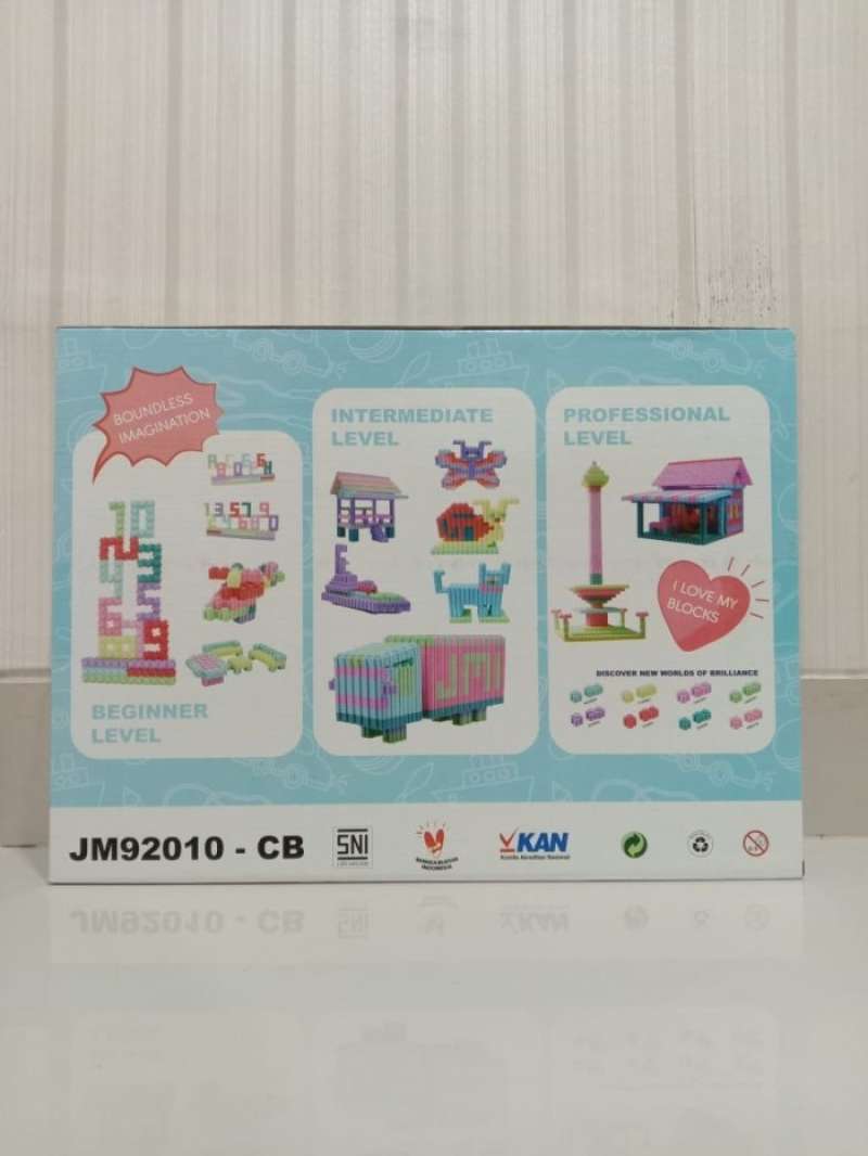 Jual Mainan Edukasi Smart Block Building Isi 350 Pcs Di Seller Blue ...