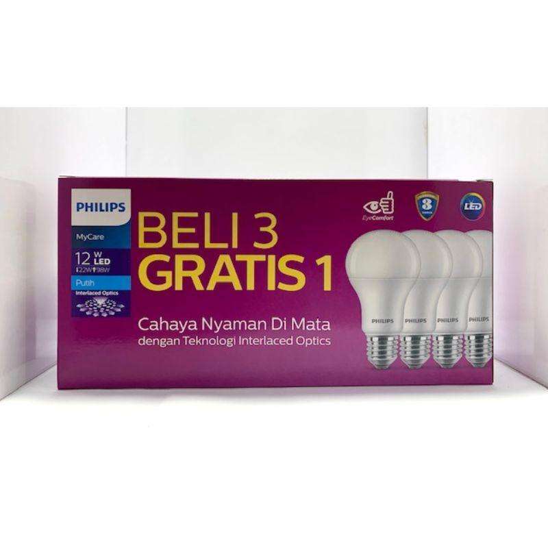 Jual Lampu Led Philips beli 3 gratis 1 12watt di Seller Sego_Pecel - Kayen, Kab. Jombang | Blibli