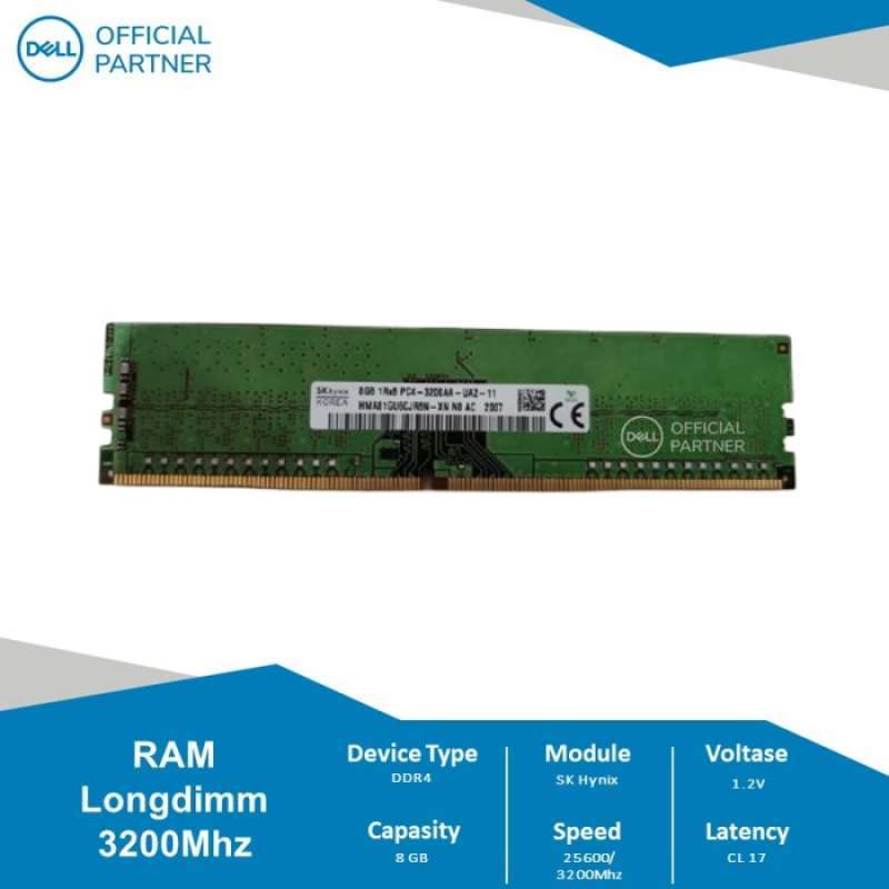 Promo Ram Longdimm 8Gb Ddr4, 3200Mhz Diskon 10% di Seller Ghanim Shop ...