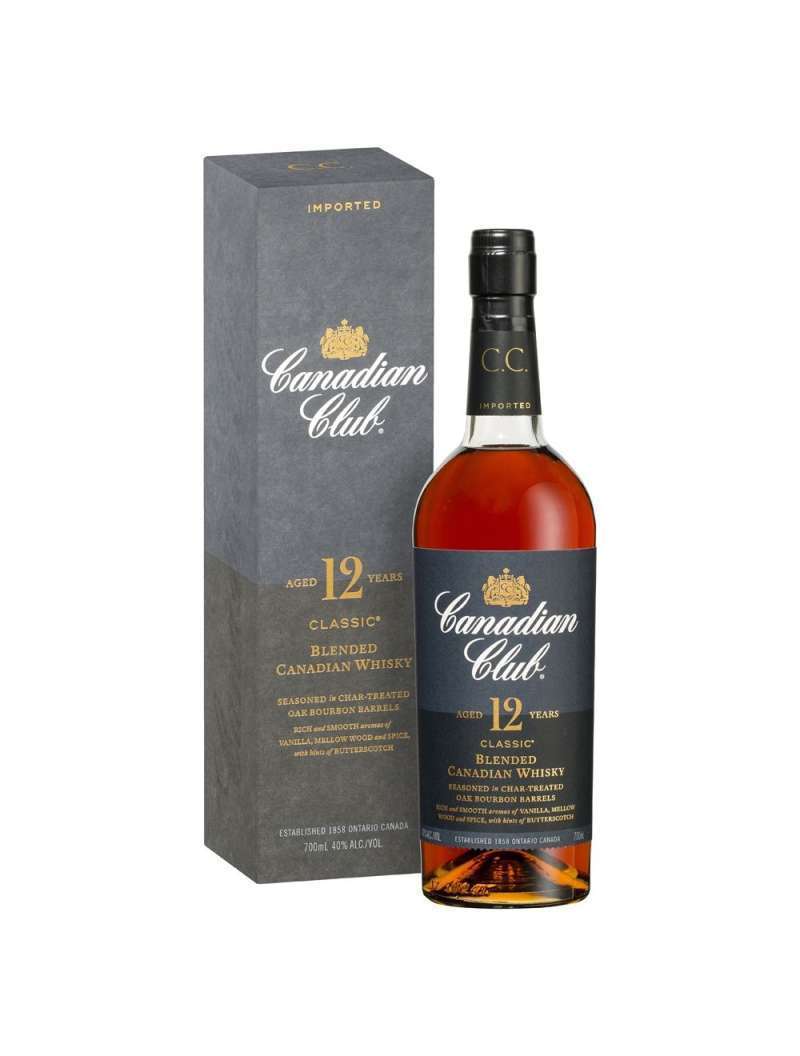 Promo Canadian Club Classic 12 Years Old Blended Canadian Whisky Diskon ...