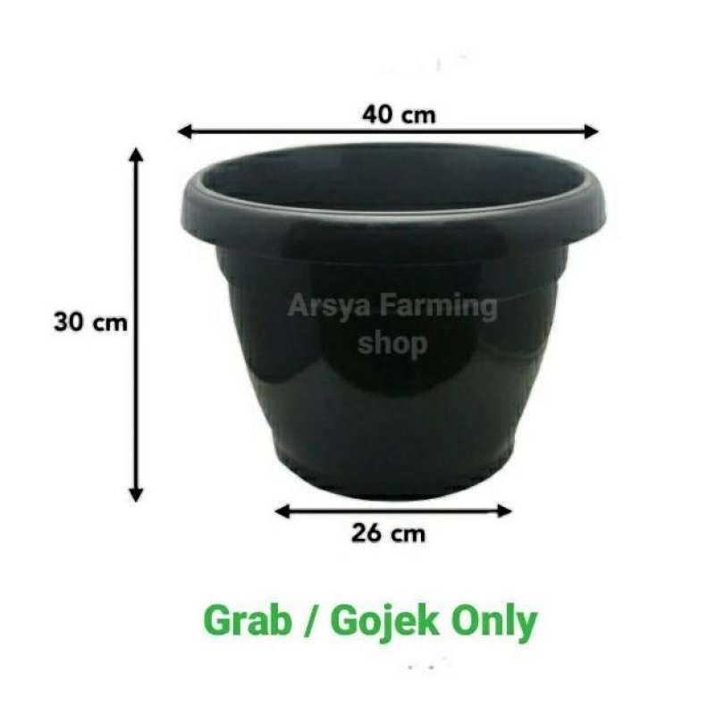 Jual Pot Tanaman 40 Cm / Pot Bunga 40 Cm / Pot Ukuran Besar - Kuping di ...