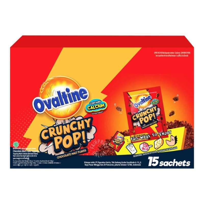 Jual Ovaltine Chocolate Malt Flakes - Crunchy Pops di Seller Gunung Mas ...