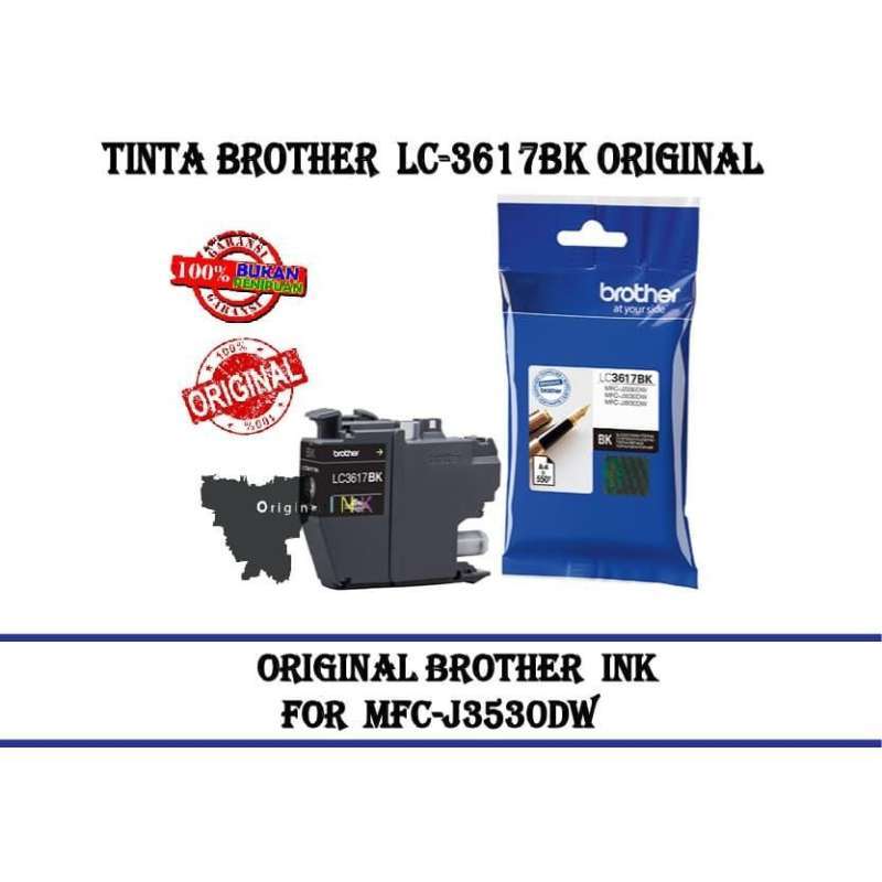 Jual BROTHER Tinta LC-3617BK | LC3617BK | LC3617 BK Original Black di ...