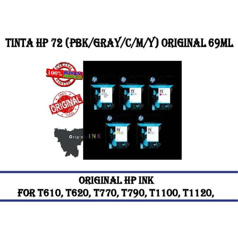 Jual TINTA HP 72 69ML INK PLOTTER ORIGINAL di Seller cck2303 - jl ...