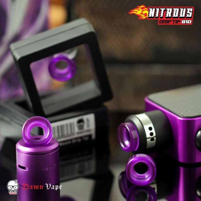 Jual Nitrous Drip Tip 810 Resin By Sarang Vapers X Damn Vape - Driptip ...