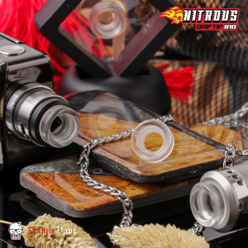 Jual Nitrous Drip Tip 810 Resin By Sarang Vapers X Damn Vape - Driptip ...