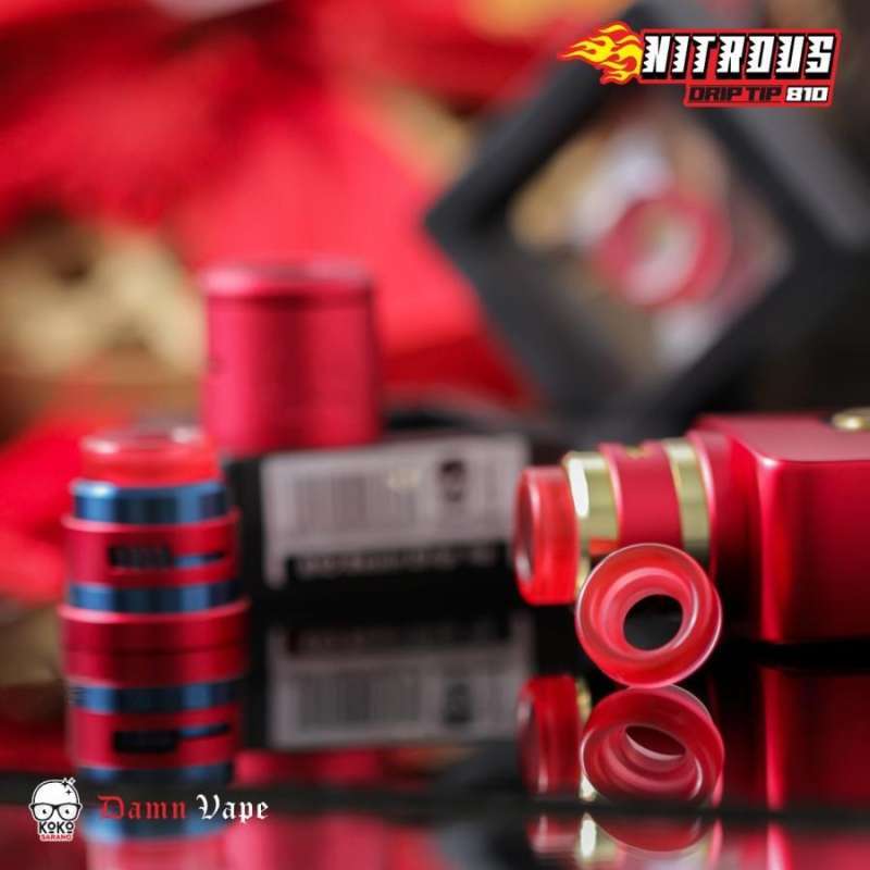 Jual Nitrous Drip Tip 810 Resin By Sarang Vapers X Damn Vape - Driptip ...