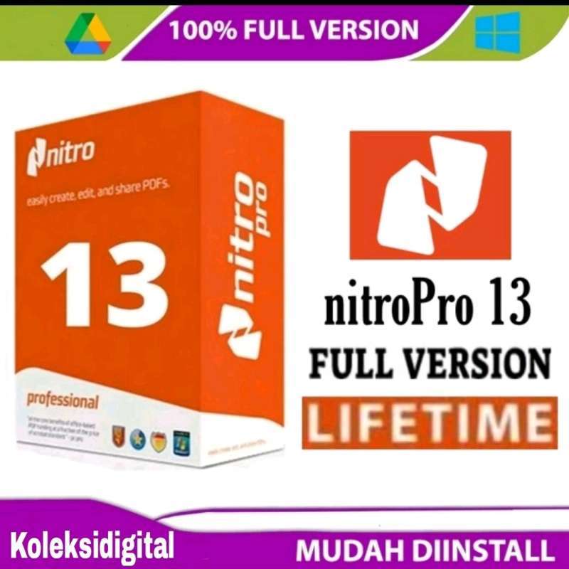 Promo Nitro Pro 13 Full Version Lifetime Diskon 65% di Seller Koleksidigital - Karang, Kab ...