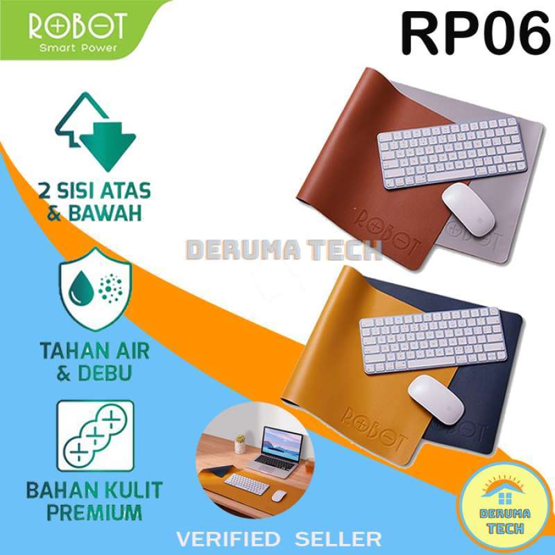 Jual ROBOT RP06 Mousepad Gaming Mouse Keyboard Desk Mat Pad Alas Meja Kerja - Cokelat di Seller ...