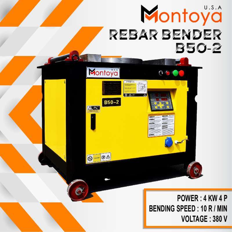 Jual Bar Bending Electric Mesin Penekuk Besi Ulir Montoya BB50-2 di ...