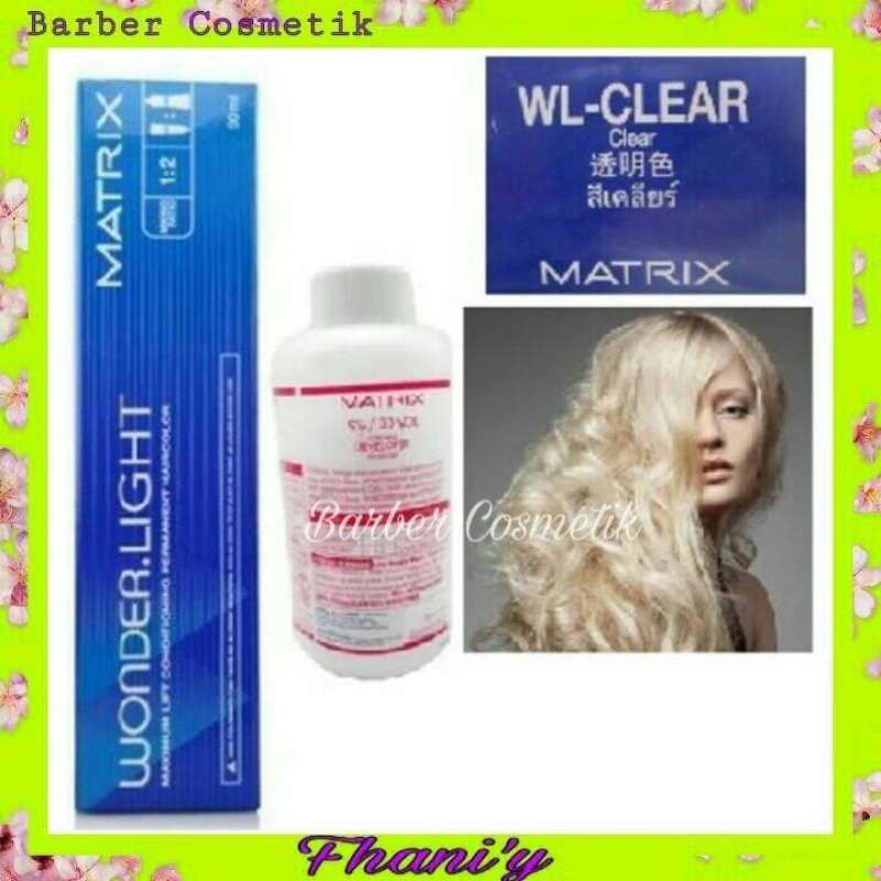 Jual pewarna rambut cat rambut Matrix wonder Light WL-CLEAR di Seller ...