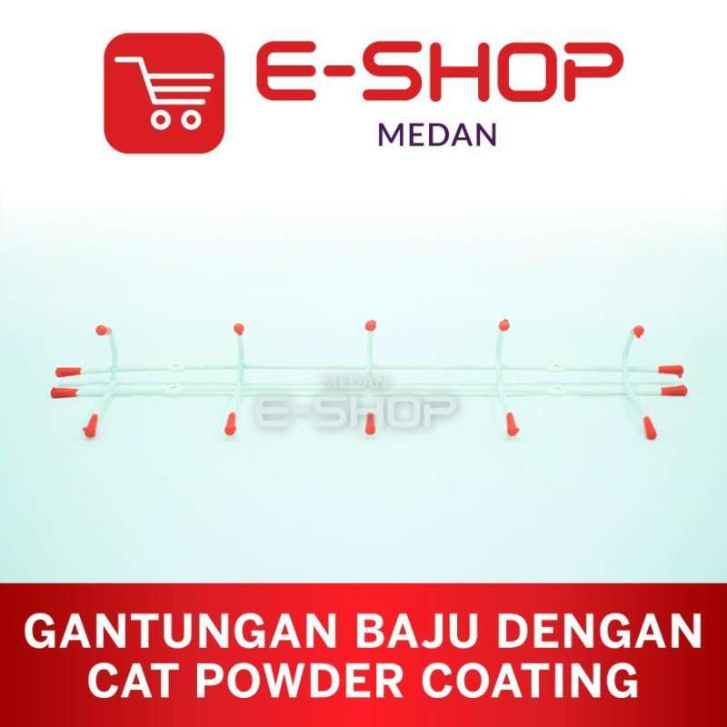 Jual Gantungan Kawat Baju / handuk Anti karat Powder coating Genesys 4 ...