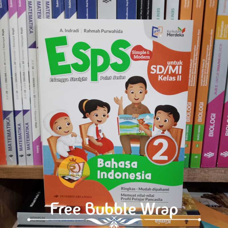 Promo Esps Bahasa Indonesia Kelas 2 Sd/mi Kurikulum Merdeka Erlangga ...