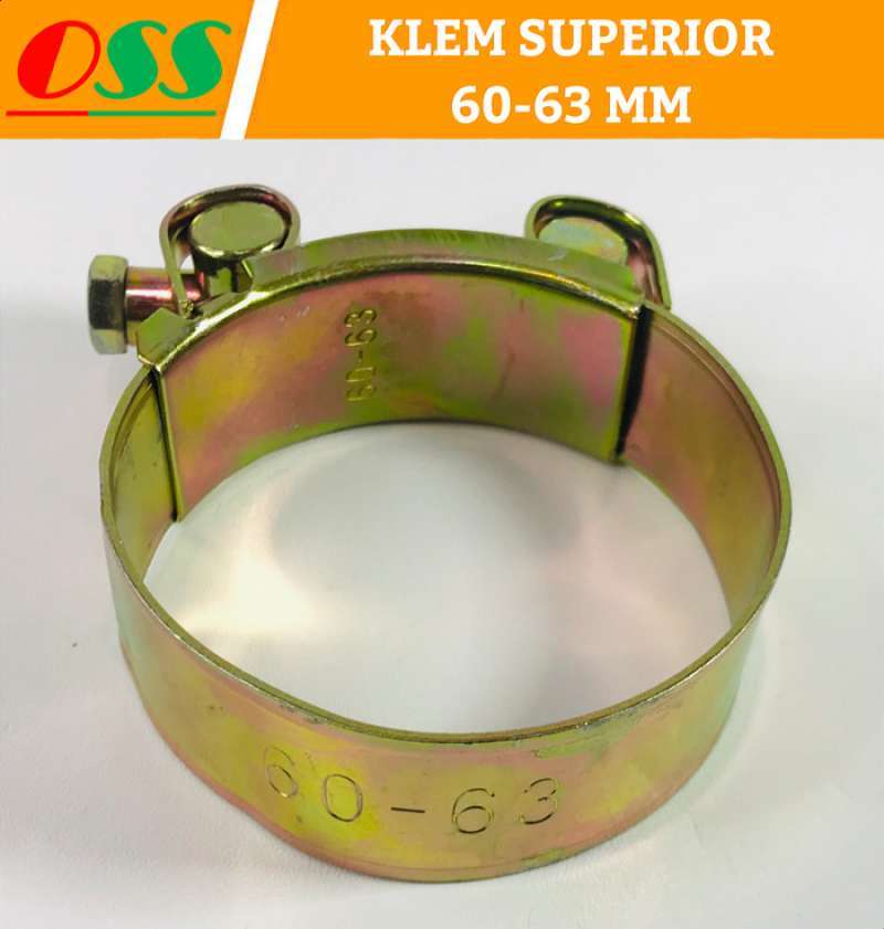 Jual KLEM SUPERIOR ATAU CLAMP SUPERIOR ATAU HEAVY DUTY HOSE CLAMP 60-63 ...
