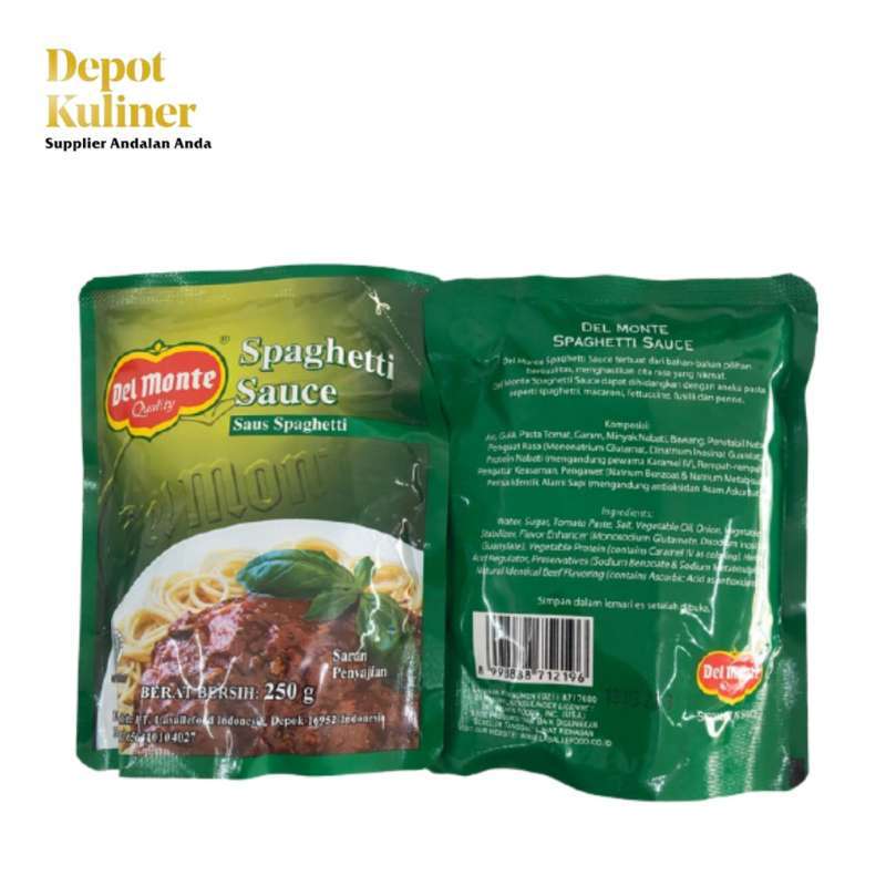 Jual Del Monte Spaghetti Sauce 250g - Delmonte Saos Saus Spaghetti 250g ...