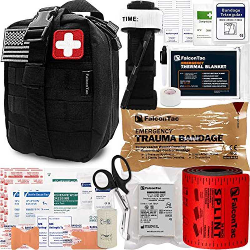 Promo FalconTac Trauma Kit EMT IFAK Emergency Treatment Care First Aid ...