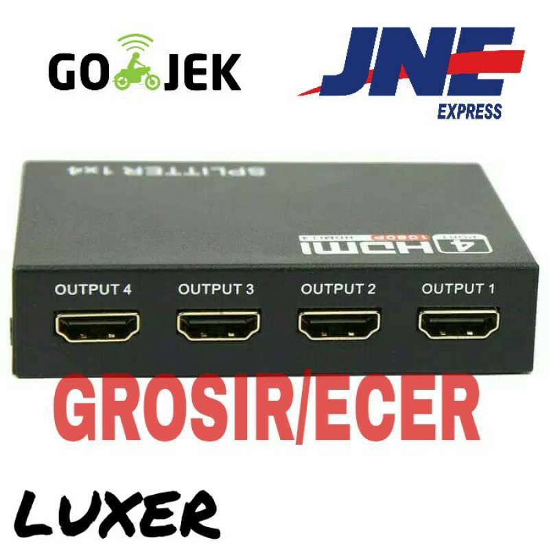 Promo Hdmi Splitter 4 Port 1 Input 4 Output Spliter 4port Converter