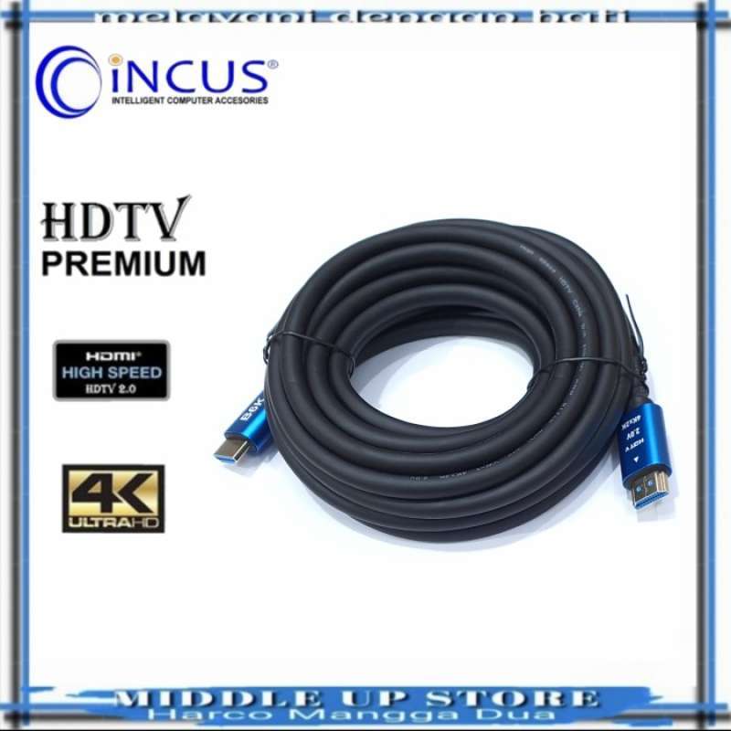 Promo Kabel Hdmi 2.0 2K 4K Hdtv Premium Incus 5M Diskon 10% di Seller ...