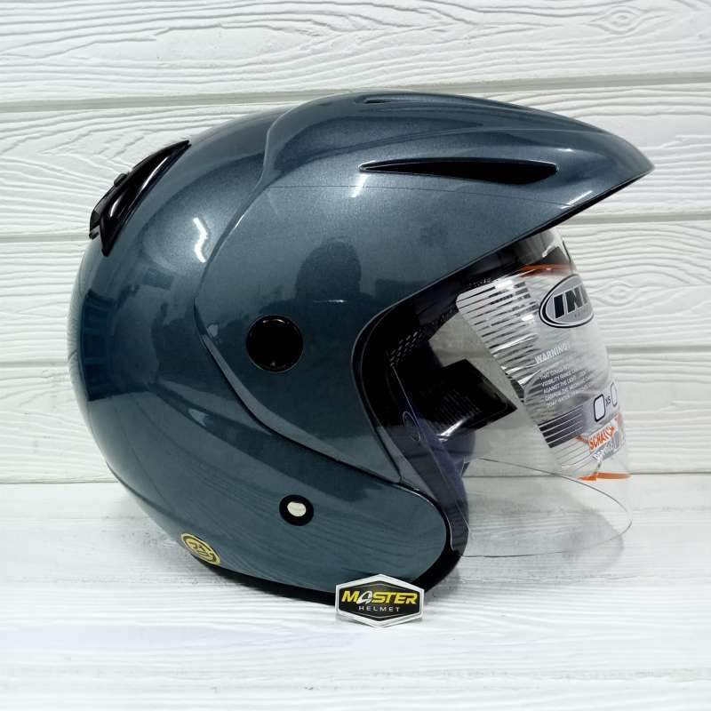 Jual Ink Cx 22 Helm Half Face - All Grey Di Seller Master Helmet ...