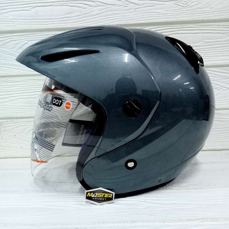 Jual Ink Cx 22 Helm Half Face - All Grey Di Seller Master Helmet ...