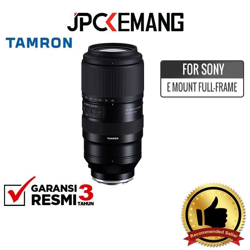 Promo Jpc Kemang Tamron 50-400mm Sony E Fullframe F4.5-6.3 Di Iii Vc ...