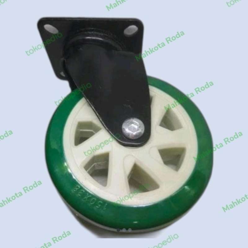 Jual Roda Pu Hijau Sumo 6 inch Hidup di Seller Mahkota Roda - Mangga ...