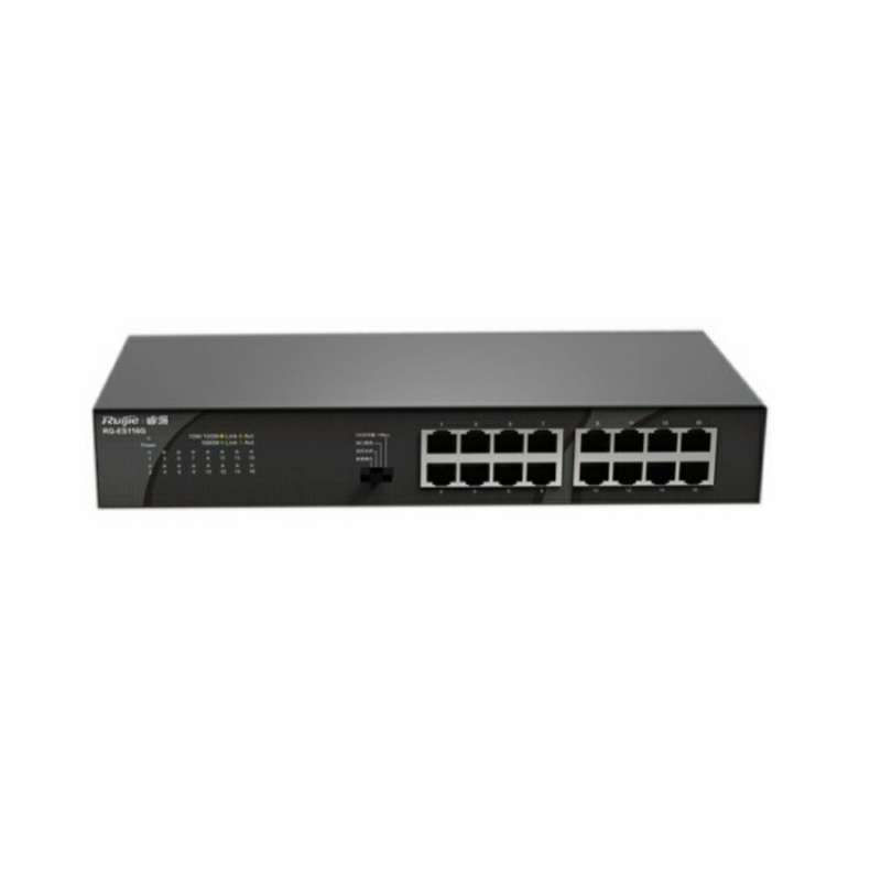 Jual Ruijie Rg-es116g 16-port Gigabit Unmanaged Metal Switch Di Seller ...