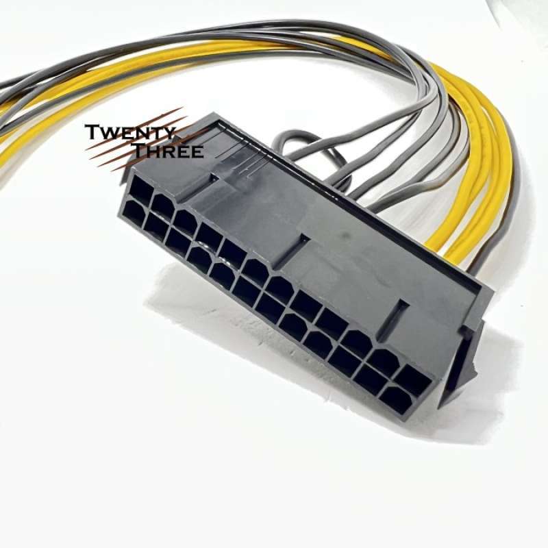 Promo Kabel Power Psu Atx 24 Pin To 2x Dual 6 Pin Pcie Adapter Gpu Vga ...