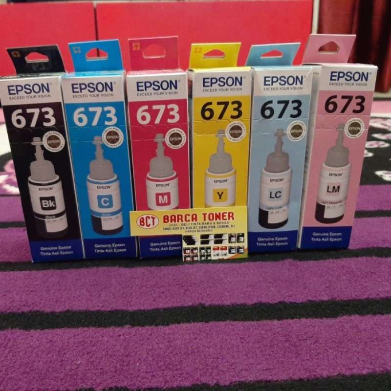 Promo Tinta Epson 673 B/C/Y/M/Lm/Lc Diskon 10% di Seller Kerrin Store - Cengkareng Timur, Kota ...