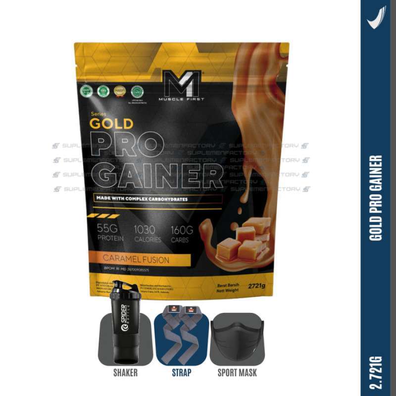Promo M1 Pro Gold Pro Gainer 6Lbs 2721Gram Muscle First Musclefirst 6 ...