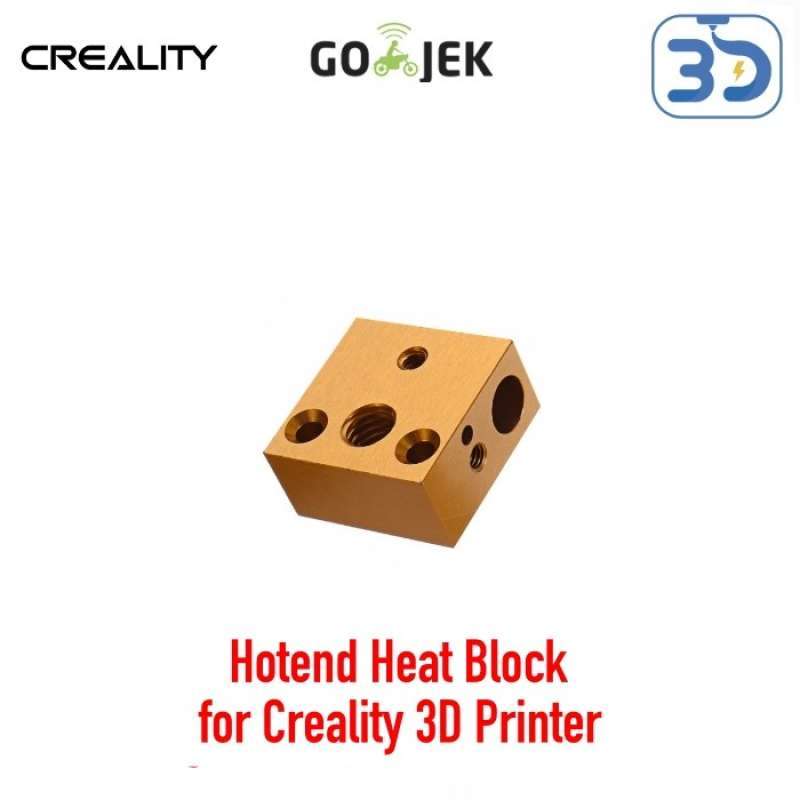 Jual Original Creality 3D Printer Hotend Heat Block di Seller EDOGAWA ...