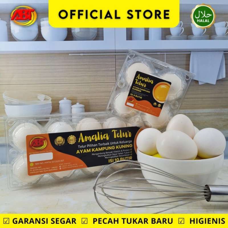 Jual Telur Ayam Kampung Isi Kuning Halal Di Seller Amalia Bintang Telur ...