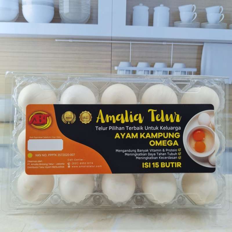 Jual Telur Ayam Kampung Isi Kuning Halal Di Seller Amalia Bintang Telur ...